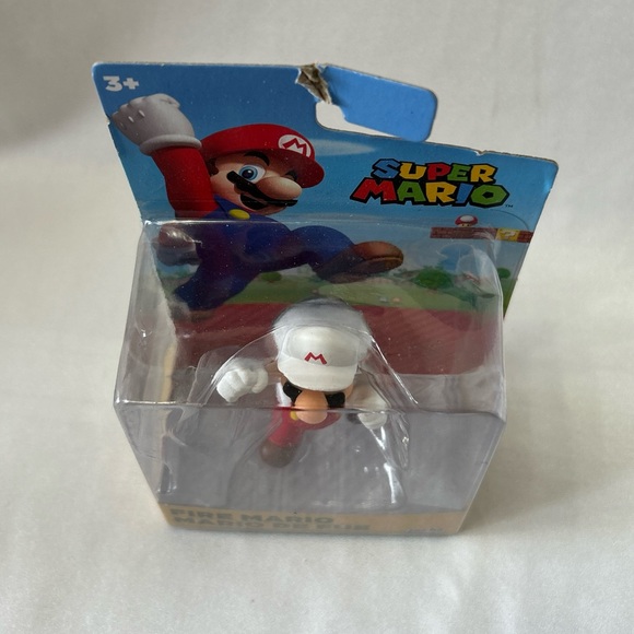 Nintendo | Toys | Nintendo Mario Bros Fire Mario 25 Figure Retired New ...